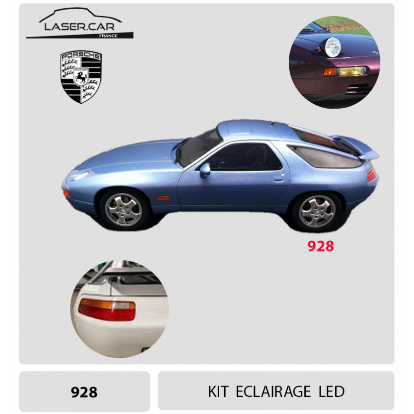 Kit ECLAIRAGE LED PORSCHE 928