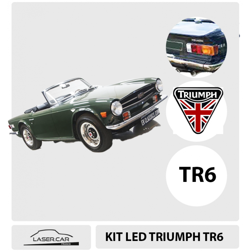 Kit LED pour TRIUMPH TR6 12V, équipement LUMINEUX LED