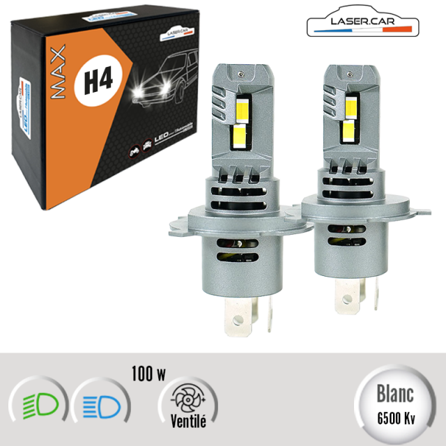 Ampoules LED H4 de qualité PREMIUM